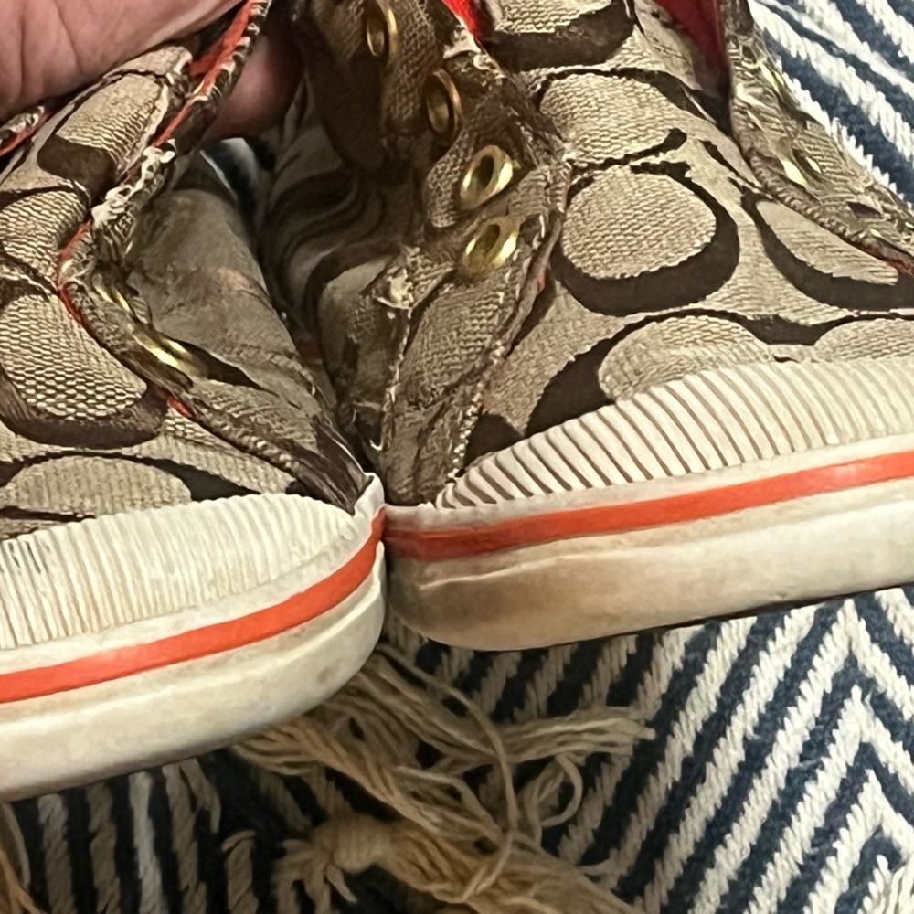 Coach C Logo Monogram Tennis Shoes Ladybug Butterfly … - Gem